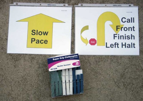 Rally obedience signs: the illustrated version!